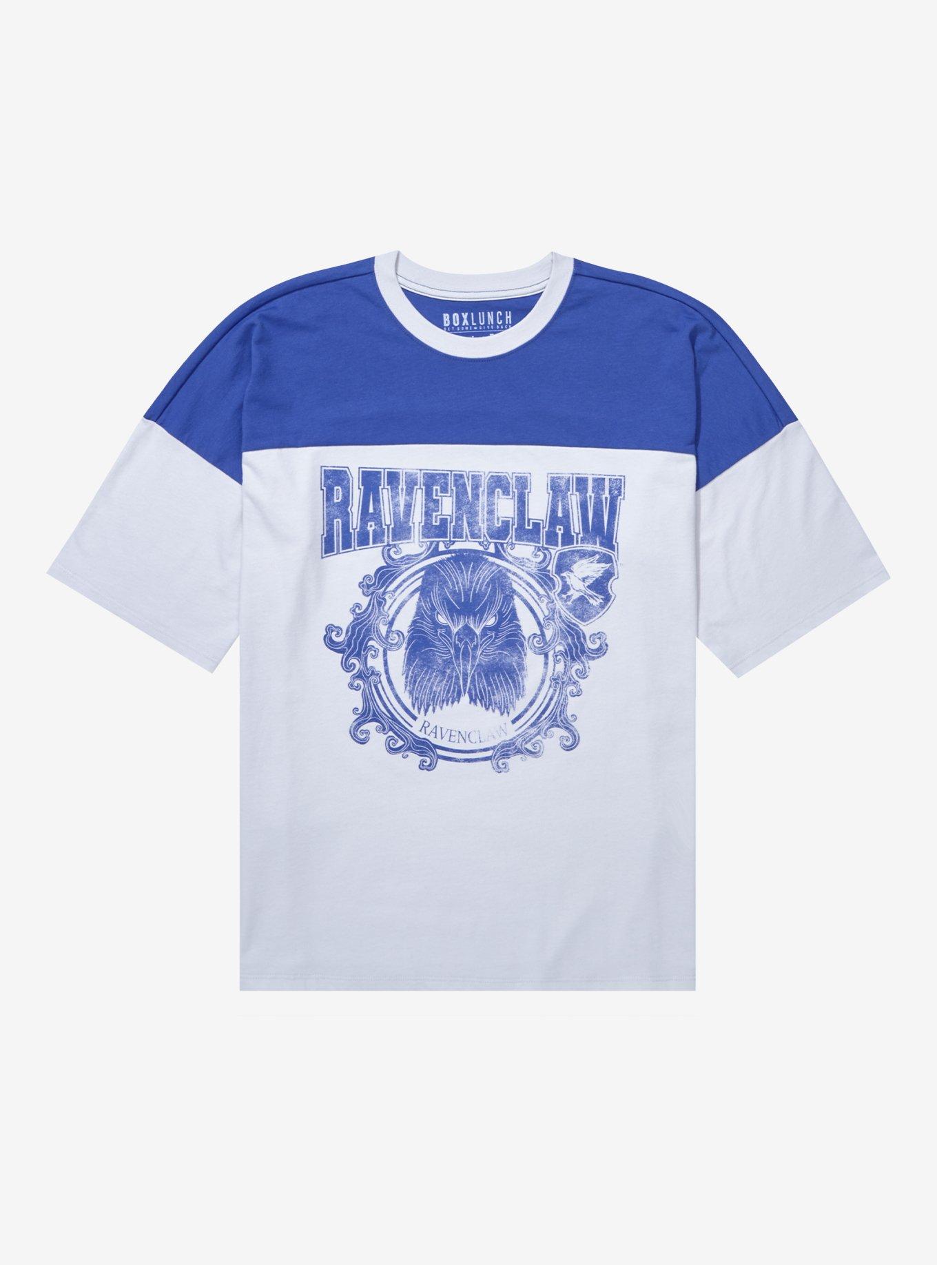Harry Potter Ravenclaw Color Block Varsity T Shirt Boxlunch Exclusive