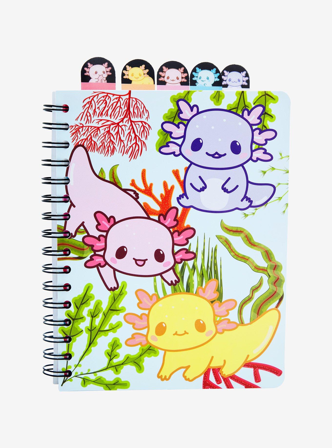 Colorful Axolotl Tab Journal - BoxLunch Exclusive | BoxLunch