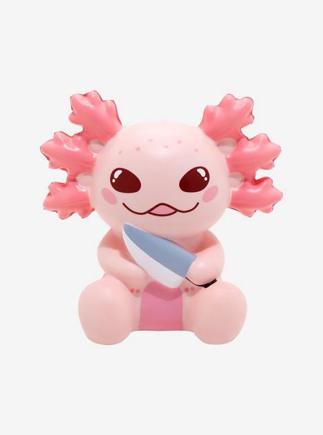 Axolotl With Knife Squishy Toy | Hot Topic