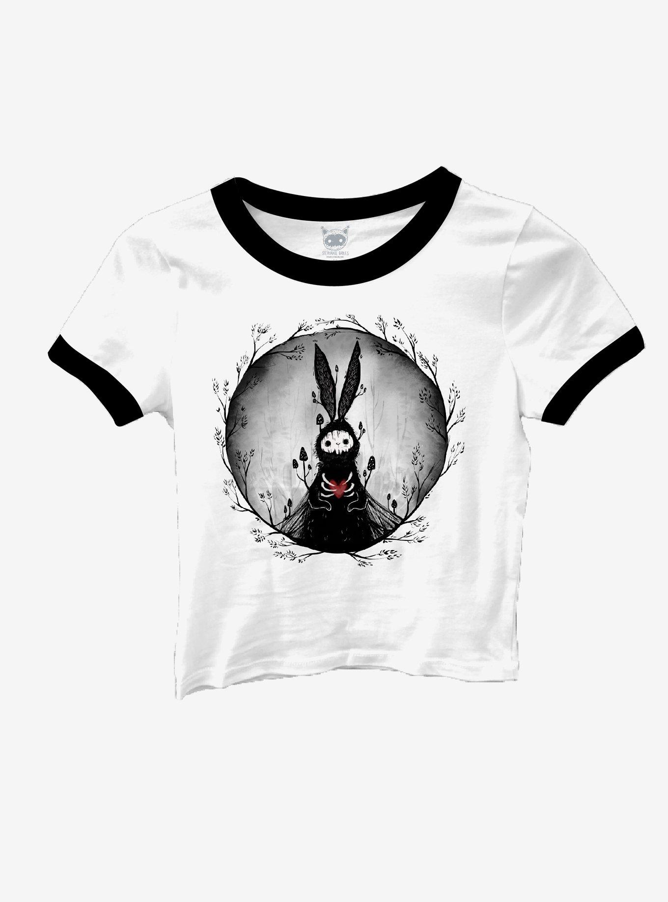 Bunny Heart Girls Crop T-Shirt By Guild Of Calamity | Hot Topic