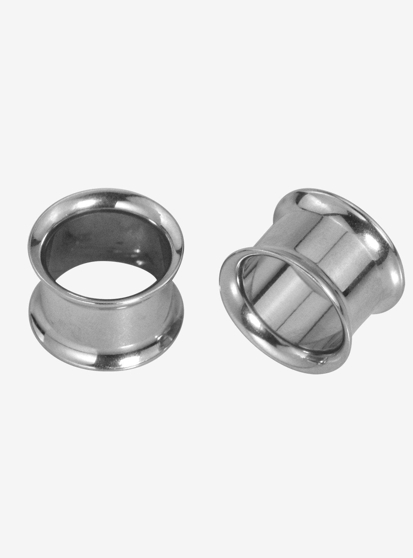 Steel Silver Plug 2 Pack | Hot Topic