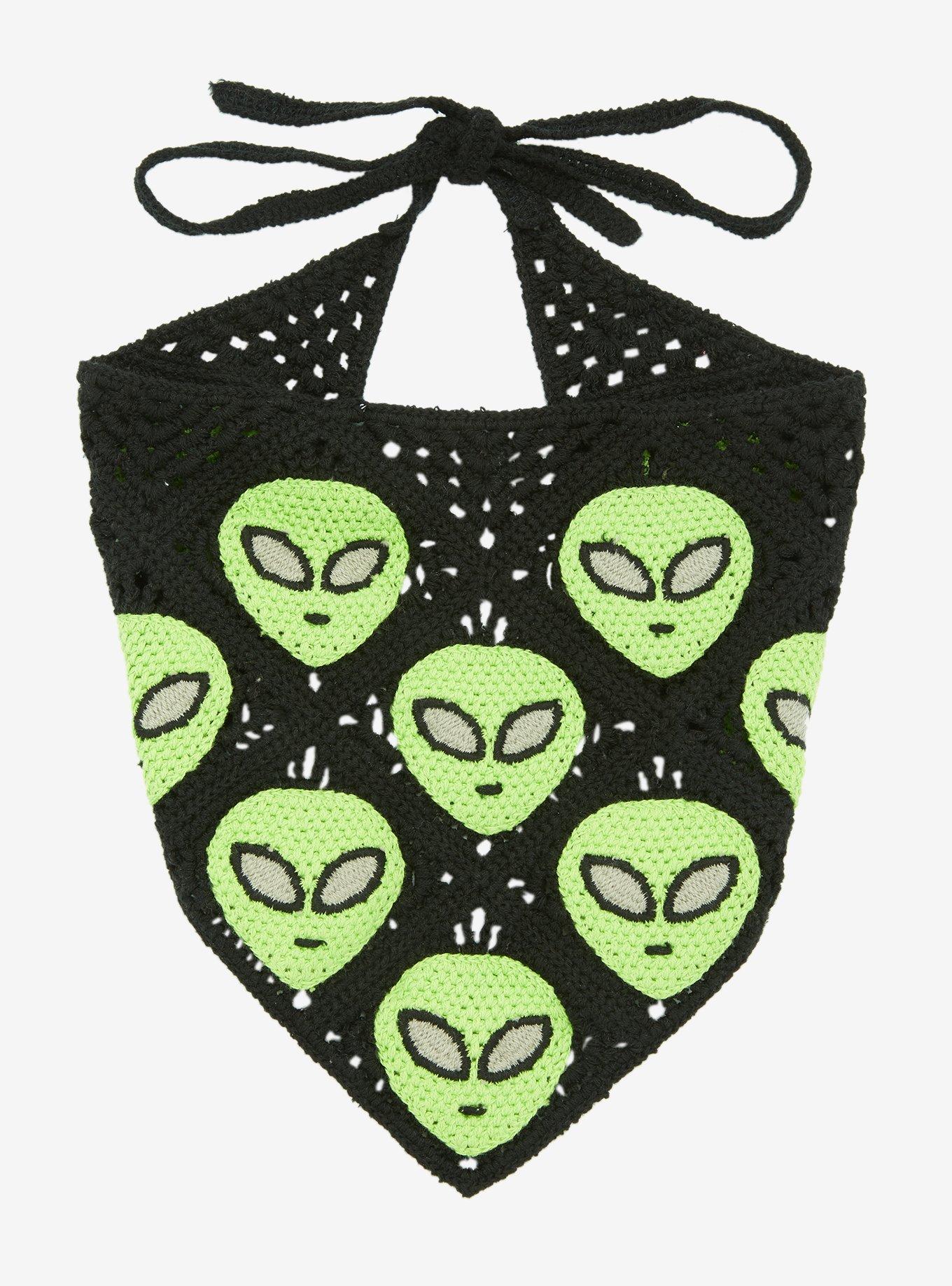 Aliens Crocheted Headscarf | Hot Topic