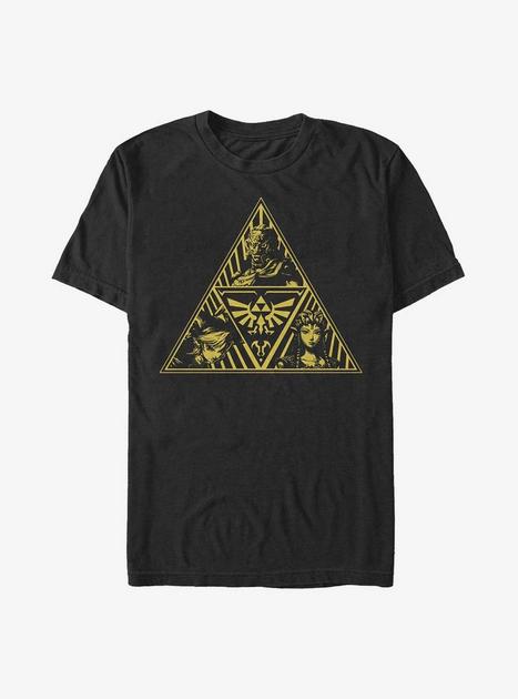 Nintendo The Legend of Zelda Trifecta Icon T-Shirt - BLACK | Hot Topic