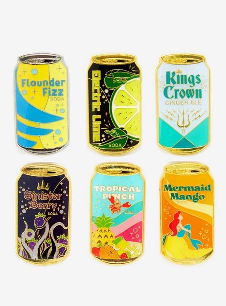 Loungefly Disney The Little Mermaid Character Soda Blind Box Enamel Pin ...