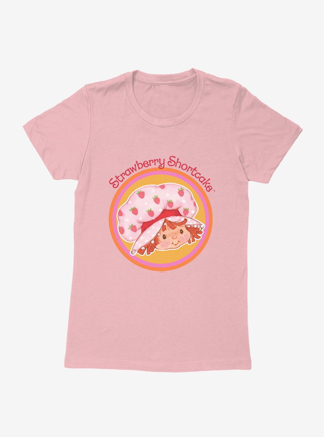 Strawberry Shortcake Retro Icon Womens T-Shirt - PINK | BoxLunch