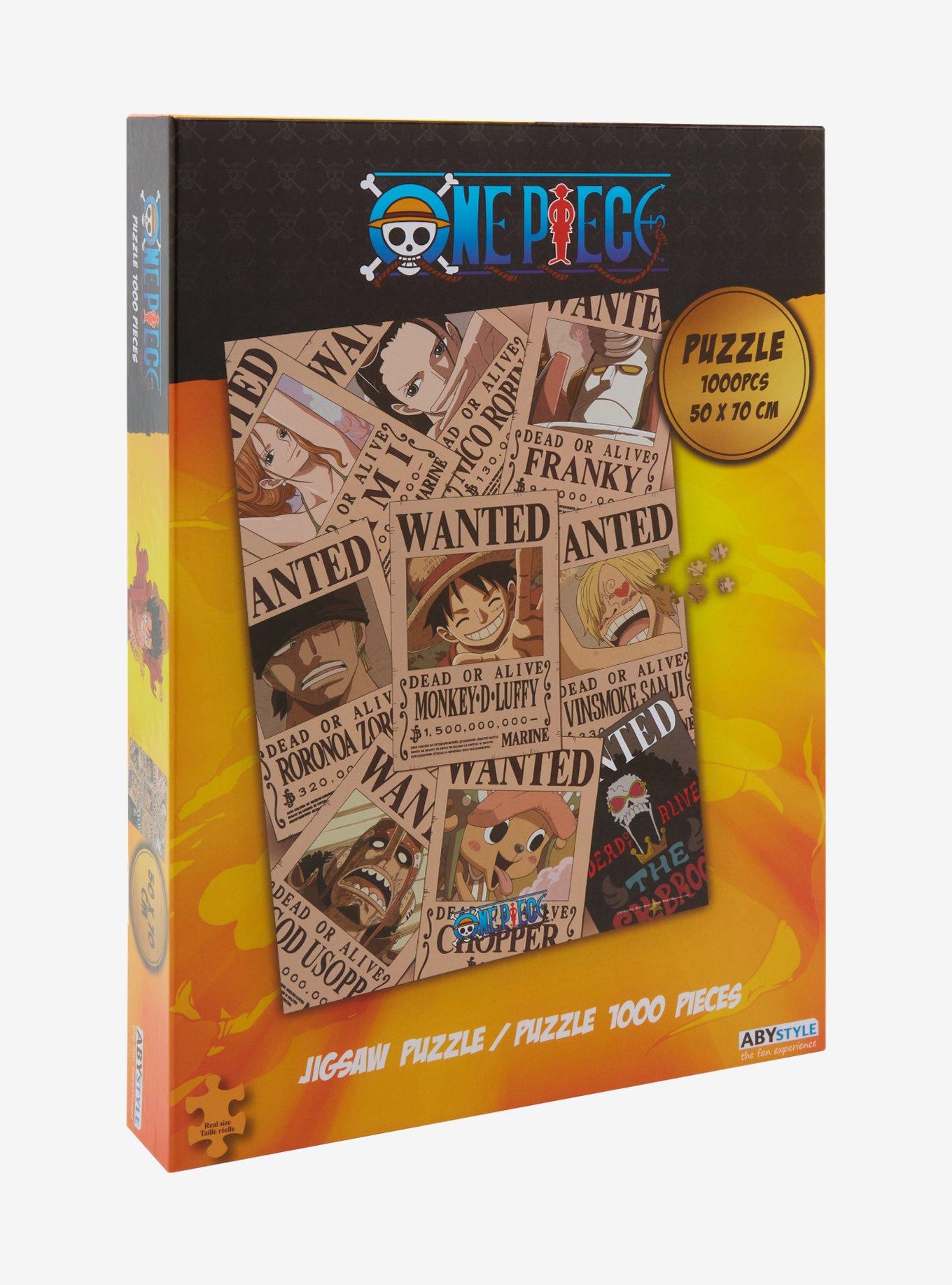 One Piece Wanted Poster Puzzle | Hot Topic