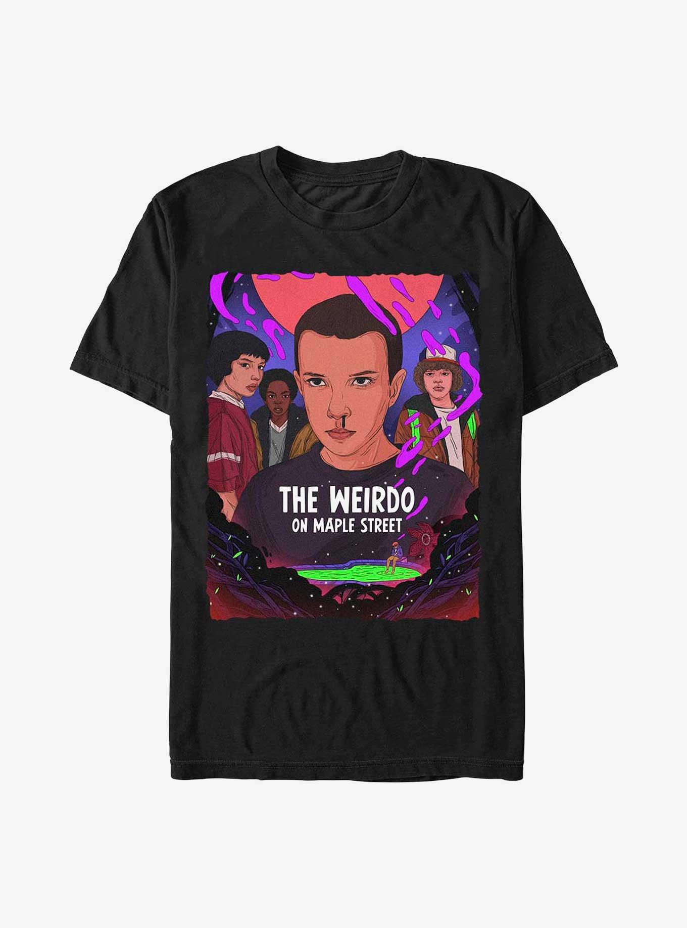 Stranger Things Weirdo On Maple Street T-Shirt - BLACK | BoxLunch