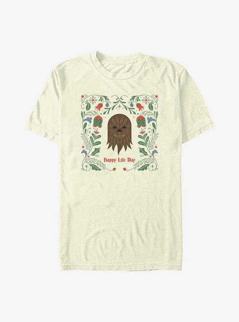 Star Wars Chewie Happy Life Day T-Shirt - BEIGETAN | Hot Topic