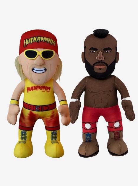 WWE 80s Legends Bundle: Hulk Hogan and Mr. T Bleacher Creatures Plush ...