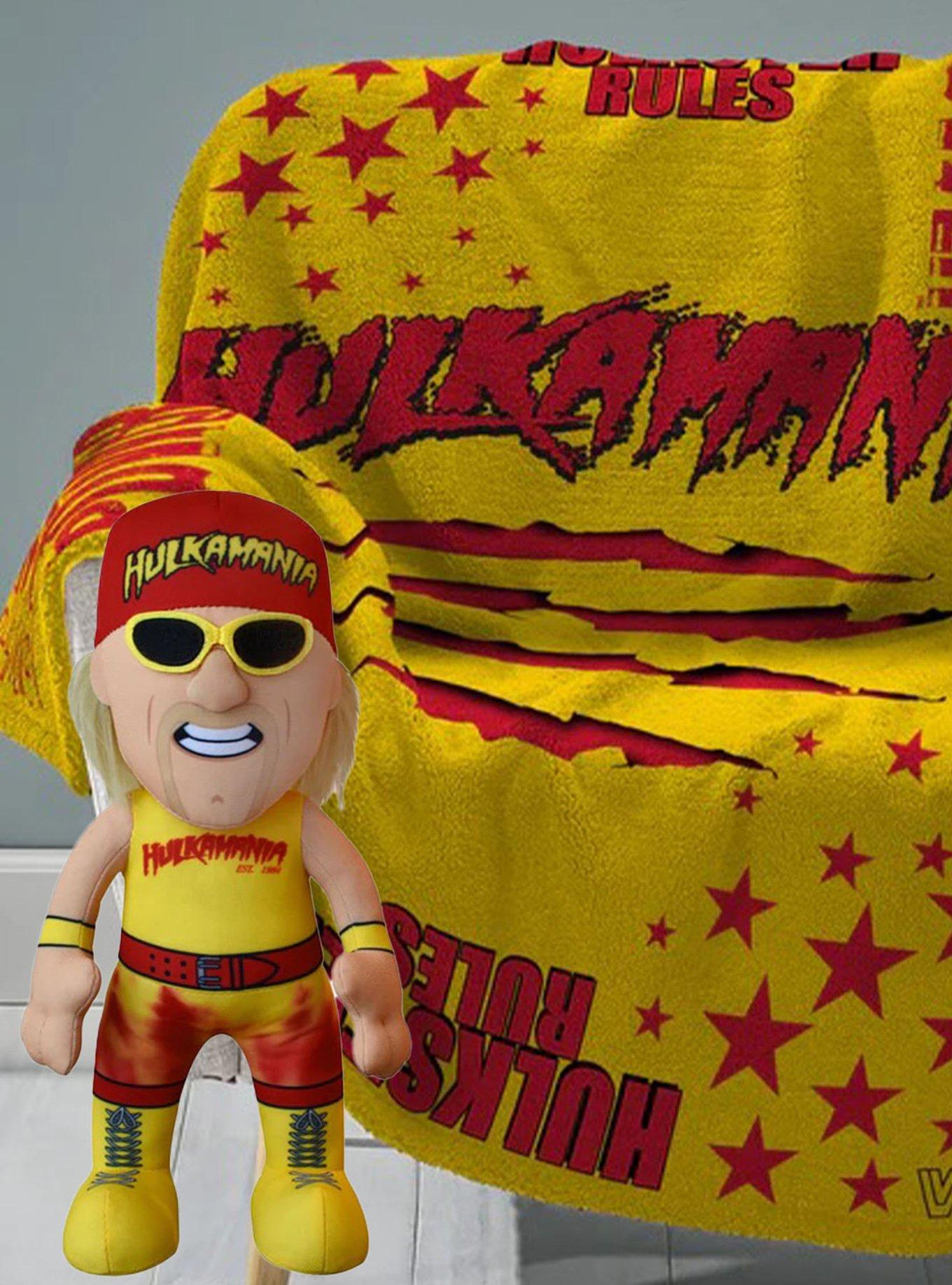 WWE Hulk Hogan Sleep Squad Throw Blanket x Plush Bundle | Hot Topic