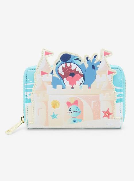 Loungefly Disney Lilo & Stitch Sandcastle Small Zip Wallet | BoxLunch