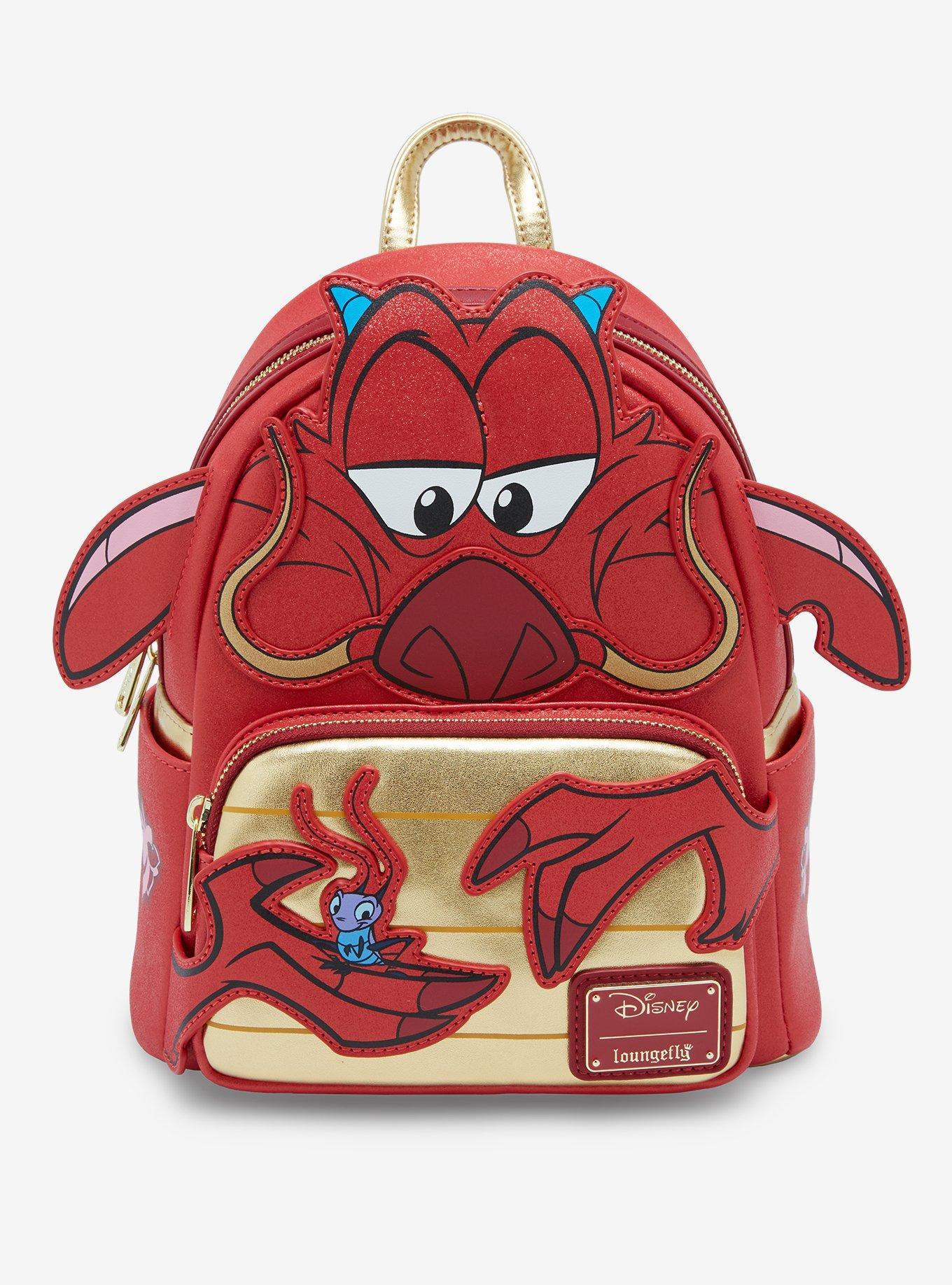 Loungefly Disney Mulan Glitter Mushu Figural Mini Backpack | BoxLunch