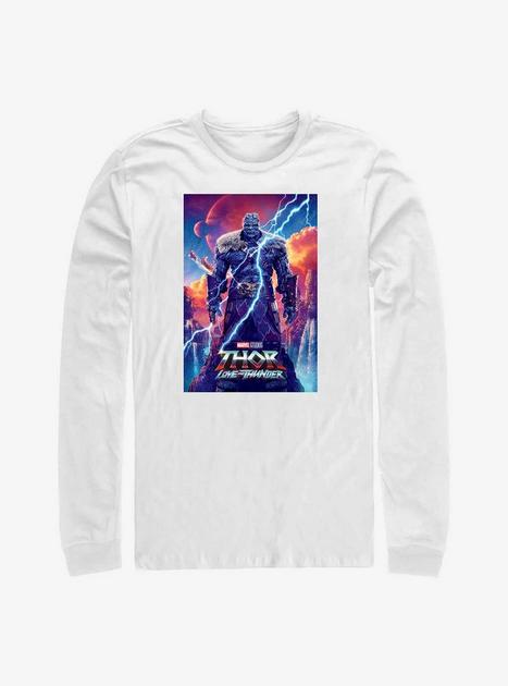 Marvel Thor: Love and Thunder Korg Movie Poster Long-Sleeve T-Shirt ...