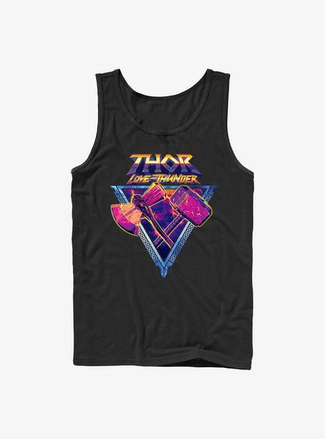 Marvel Thor: Love and Thunder Mjolnir and Stormbreaker Tank - BLACK ...