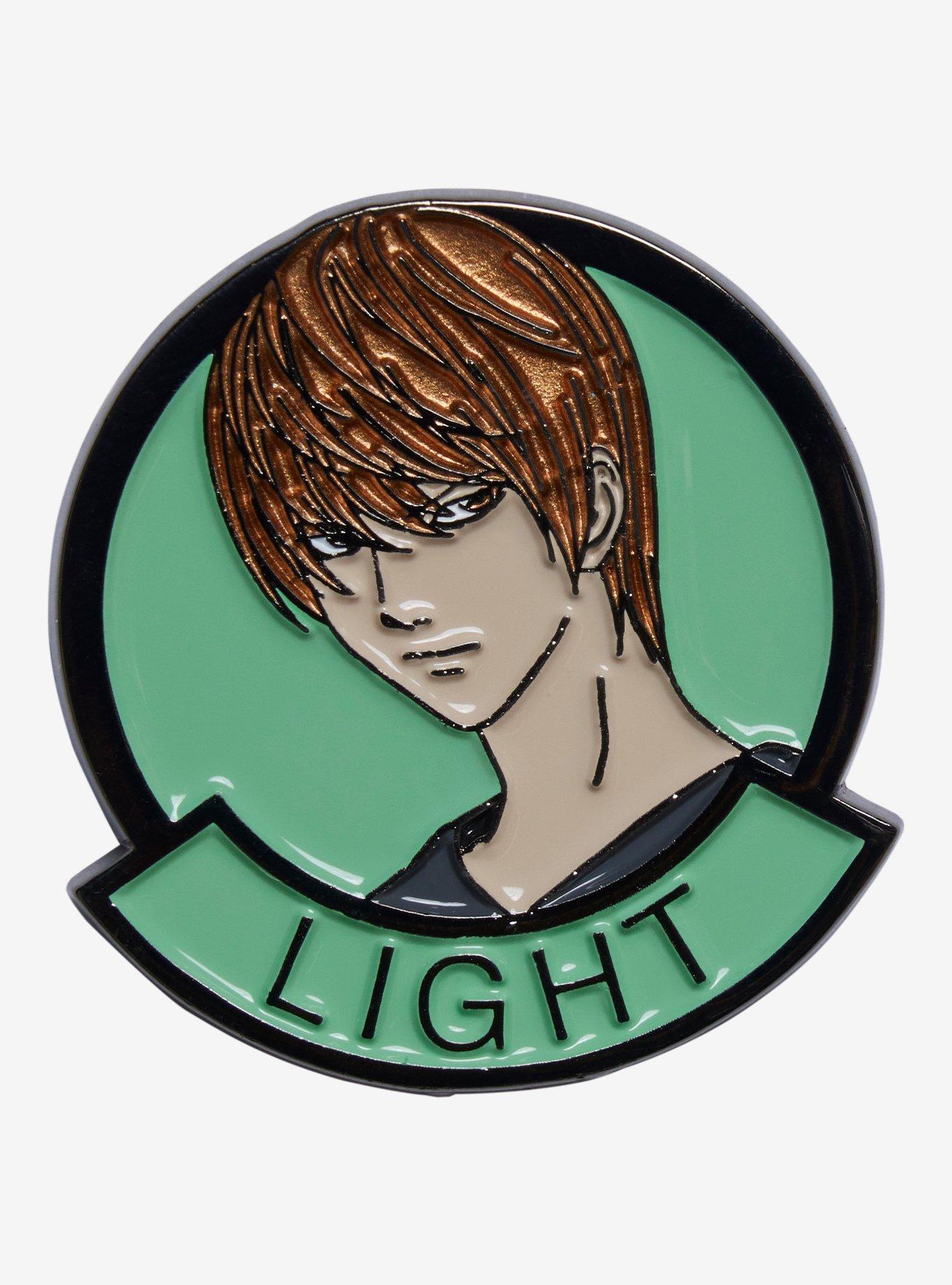 Death Note Light Profile Enamel Pin | Hot Topic