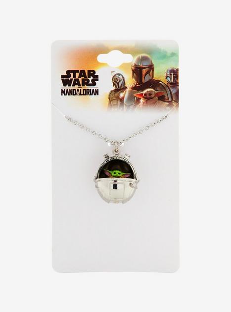 Star Wars The Mandalorian Grogu Pram Charm Necklace - BoxLunch ...