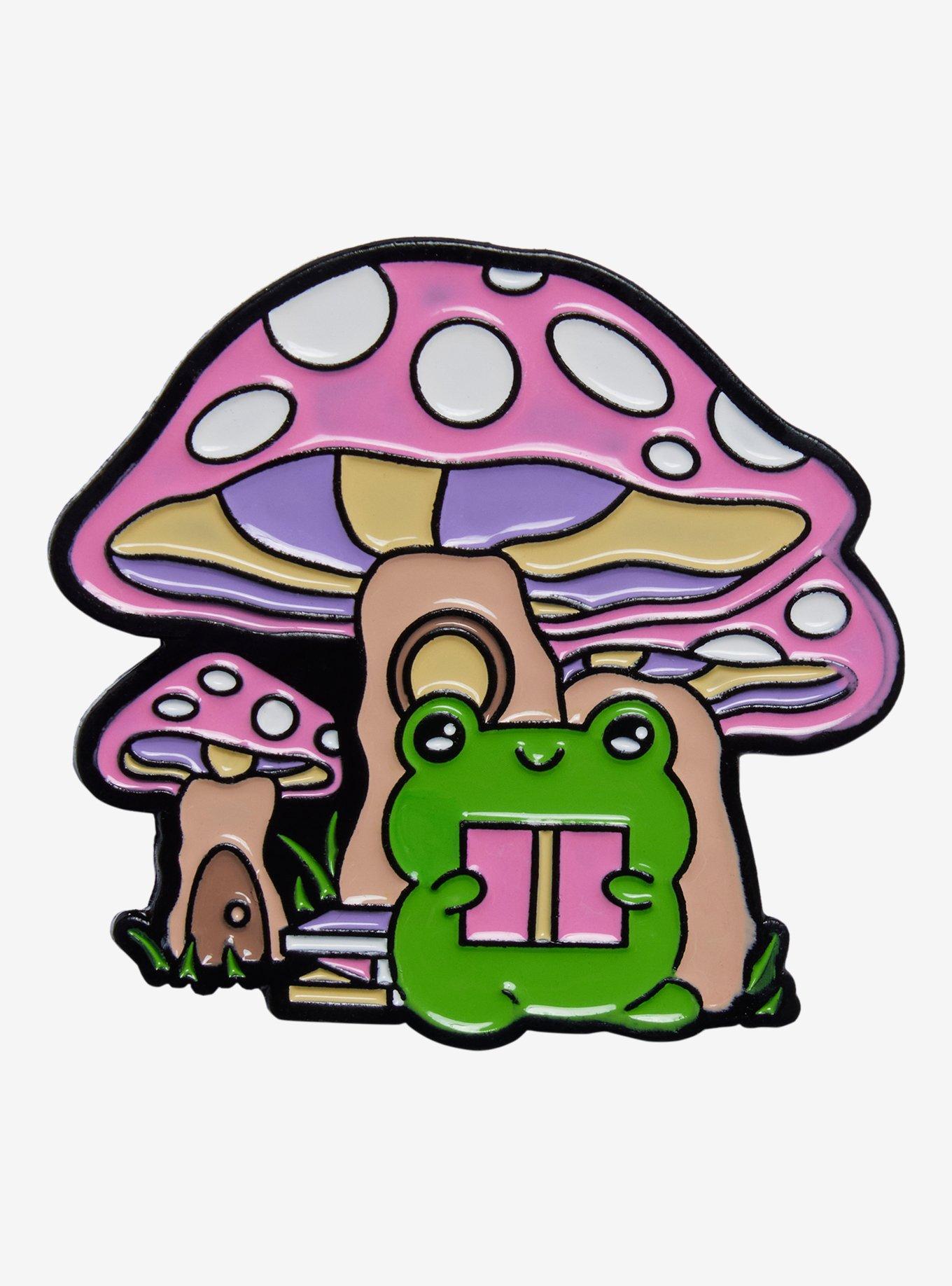 Frog Reading Enamel Pin | Hot Topic