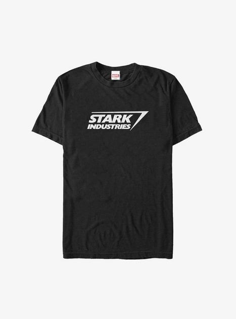 Marvel Iron Man Stark Industries Logo Big & Tall T-Shirt - BLACK | Hot ...
