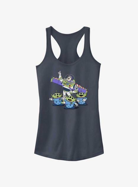 Disney Pixar Toy Story Vintage Buzz and Aliens Girls Tank - BLUE | Hot ...