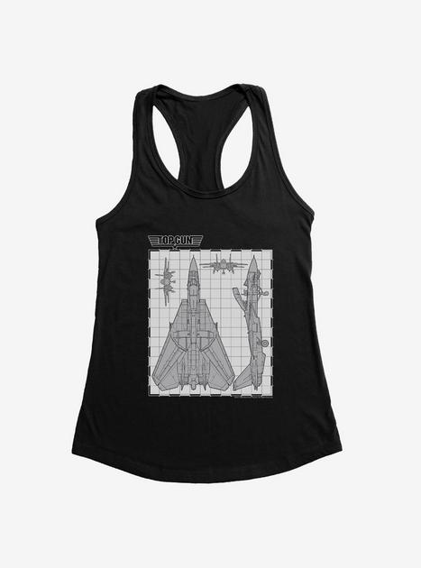 Top Gun Aircraft Grid Girls Tank | Hot Topic
