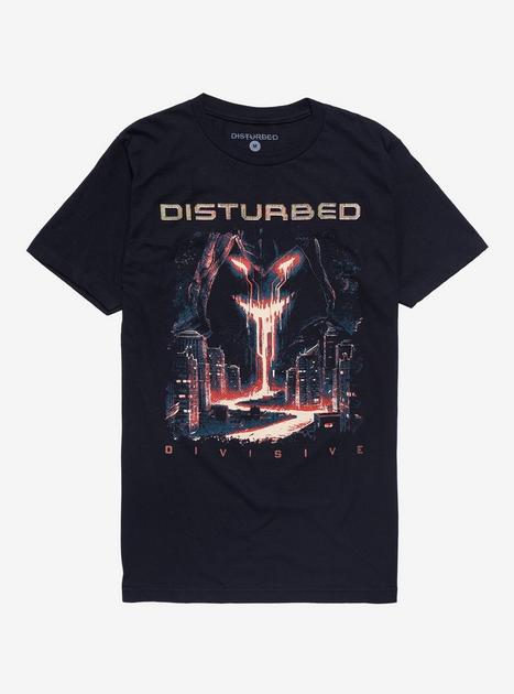 Disturbed Divisive Album Cover Tracklisting T-Shirt | Hot Topic