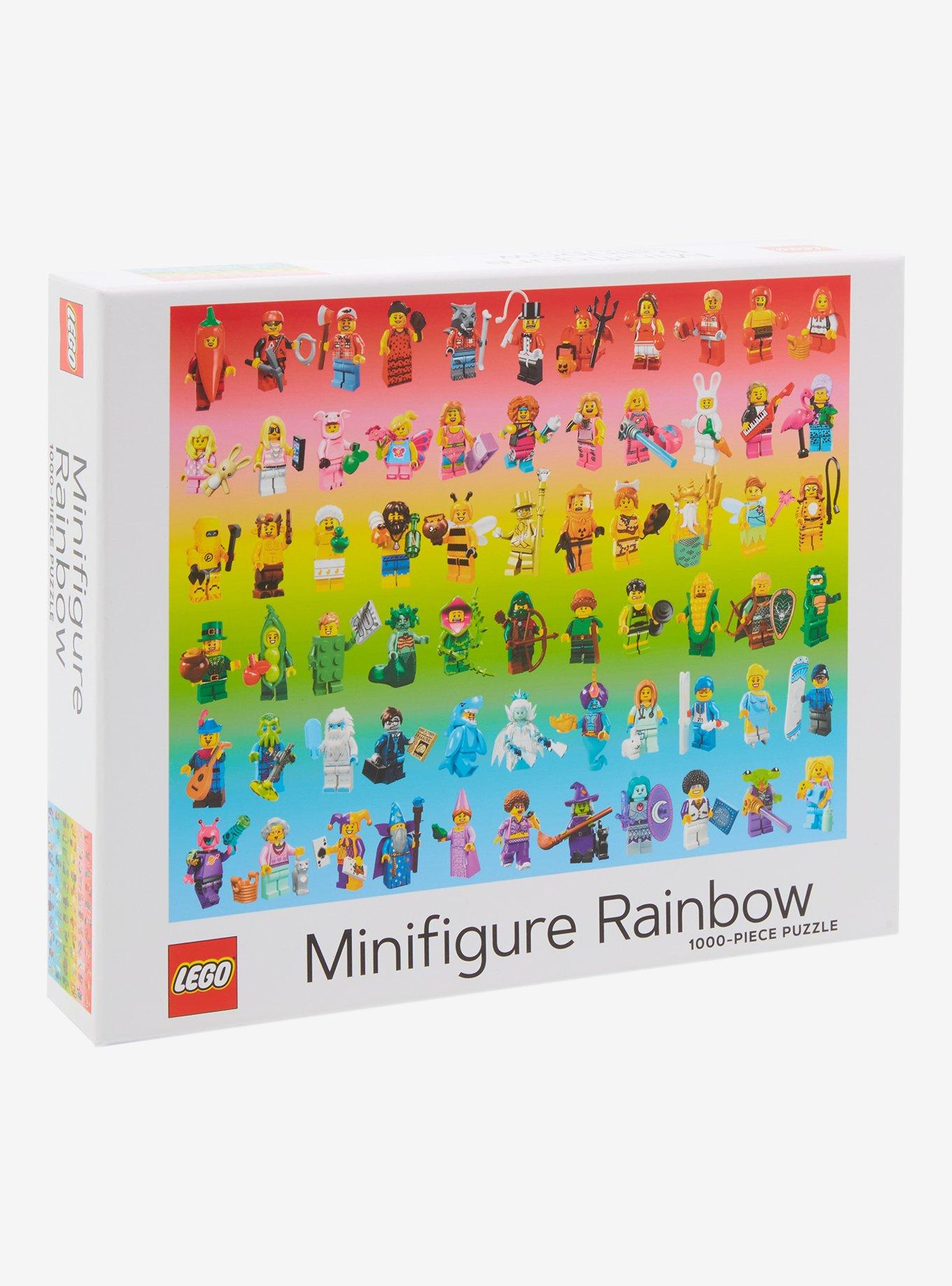LEGO Minifigure Rainbow 1000-Piece Puzzle | BoxLunch