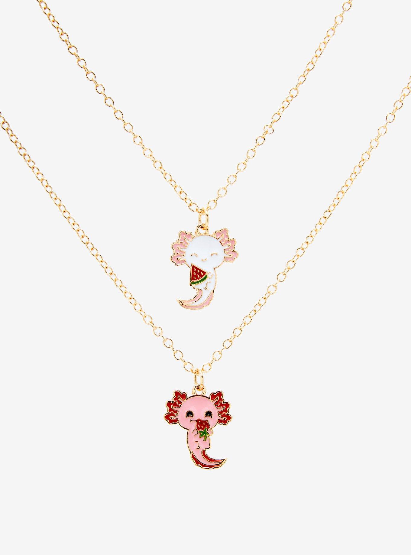 Axolotl Fruit Bestie Necklace Set - BoxLunch Exclusive | BoxLunch