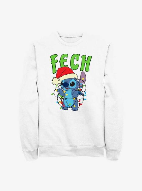 Disney Lilo & Stitch Frech Naughty in German Sweatshirt - WHITE | BoxLunch