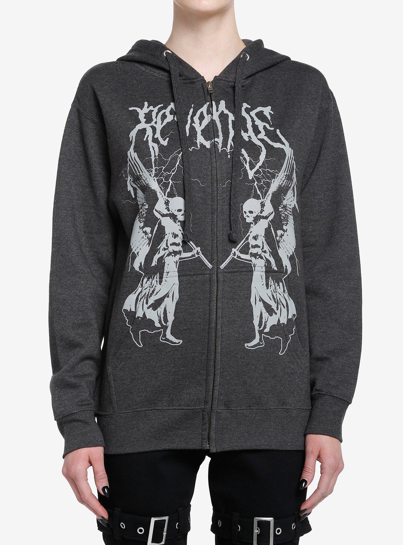 Social Collision Revenge Winged Reapers Girls Hoodie Hot Topic