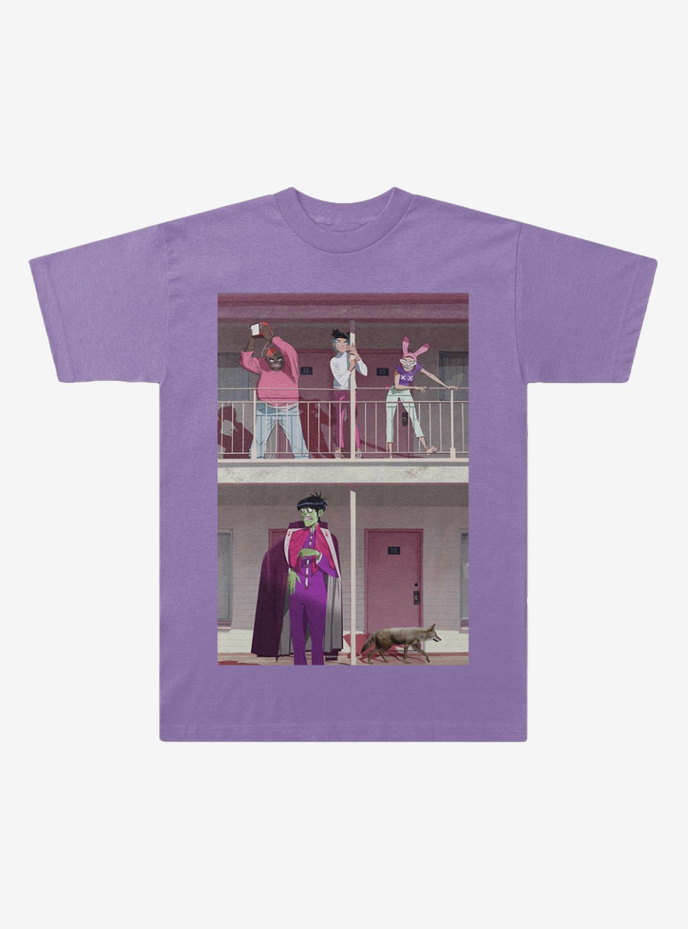 Gorillaz Cracker Island Balcony Girls T Shirt Hot Topic