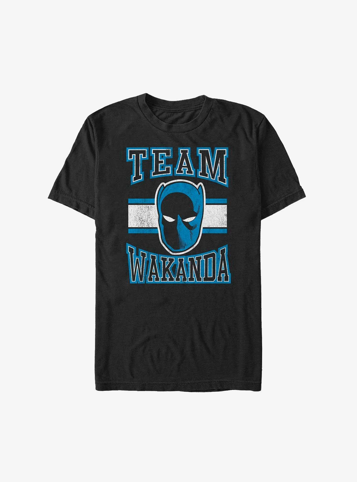 Marvel Black Panther Team Wakanda T-Shirt - BLACK | BoxLunch