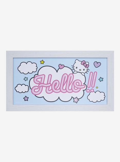 Hello Kitty Hello Clouds Framed Wall Art | Hot Topic