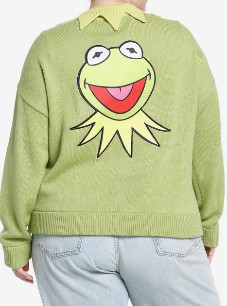 Disney The Muppets Kermit The Frog Girls Cardigan Plus Size | Hot Topic