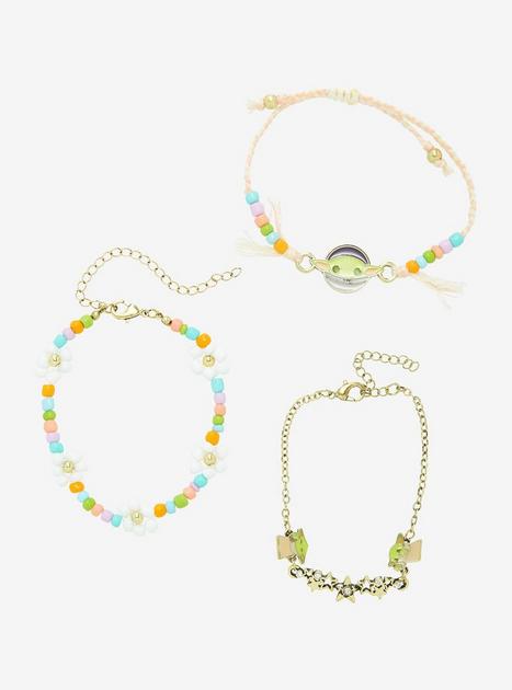 Star Wars The Mandalorian Grogu Charm Bracelet Set - BoxLunch Exclusive ...
