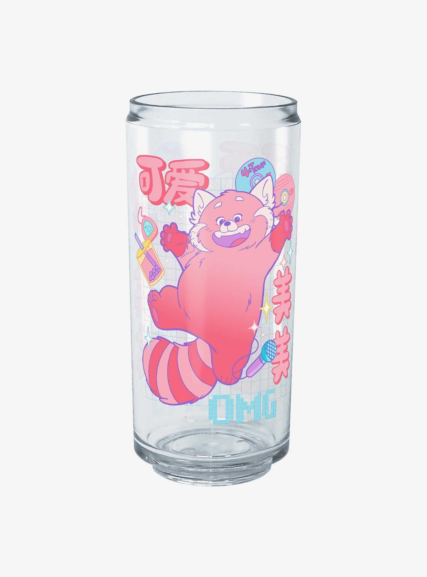 Disney Pixar Turning Red Cute Panda Can Cup - CLEAR | BoxLunch