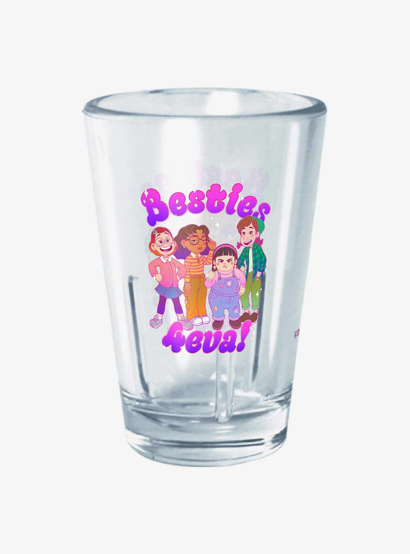 Disney Pixar Turning Red Besties Group Mini Glass - CLEAR | BoxLunch