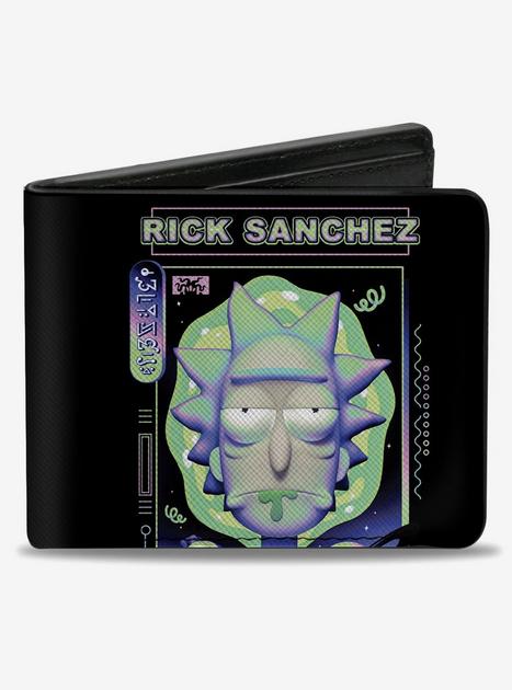 Rick And Morty Rick Sanchez Drooling Face Bifold Wallet | Hot Topic