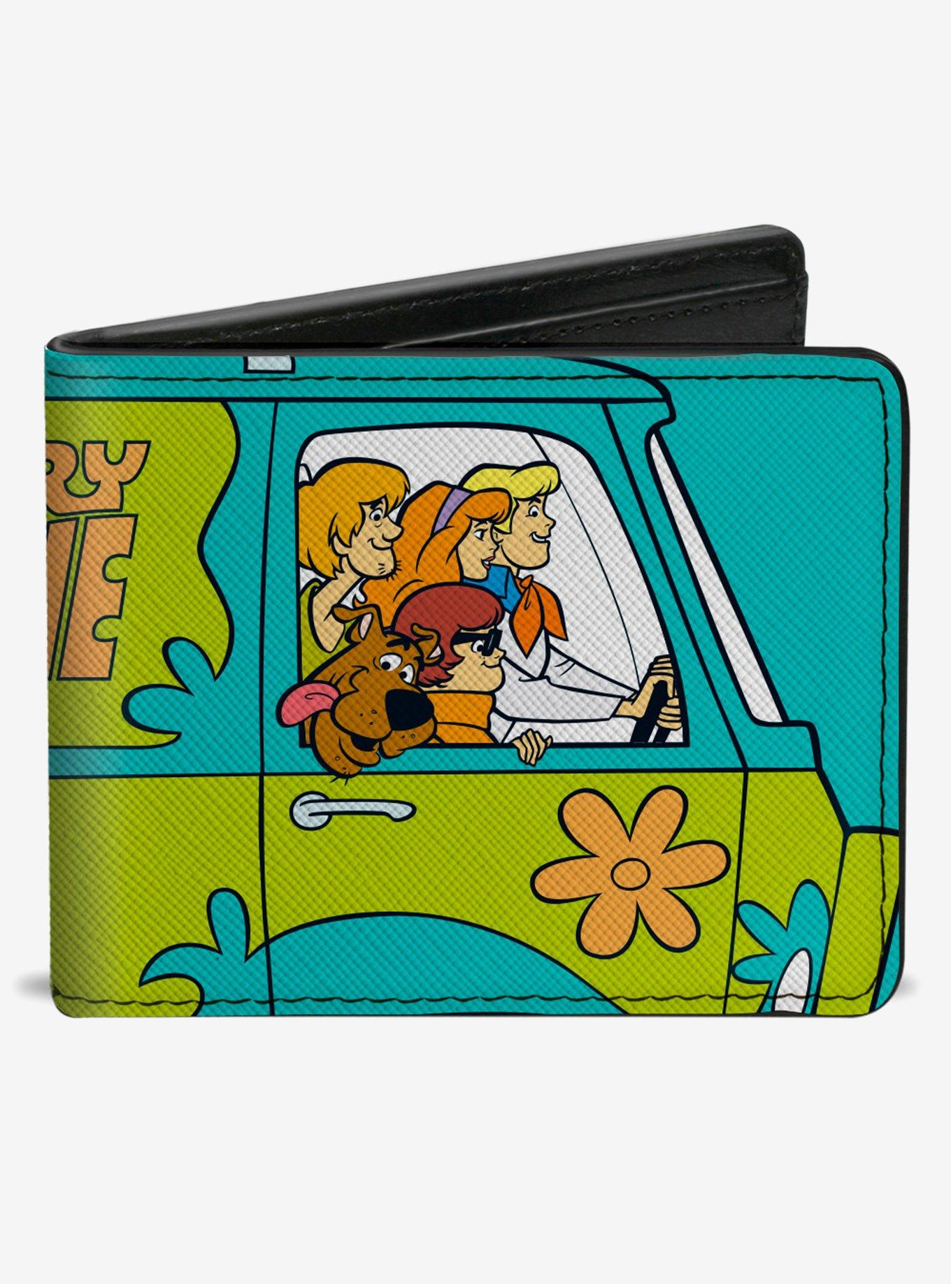 Scooby-Doo! Group Driving Mystery Machine Side Pose Bifold Wallet ...