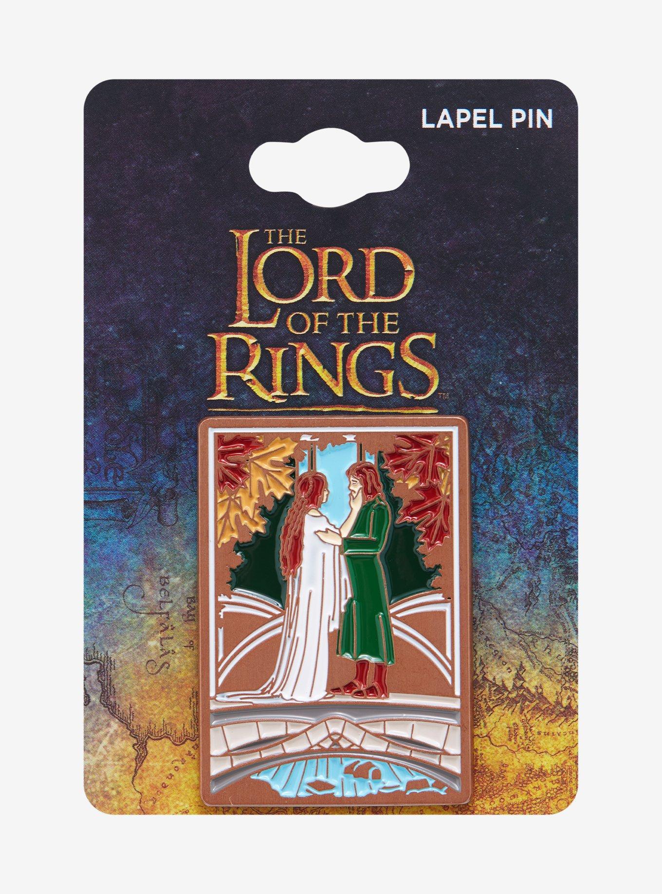 The Lord of the Rings Aragorn & Arwen Lapel Pin - BoxLunch Exclusive ...
