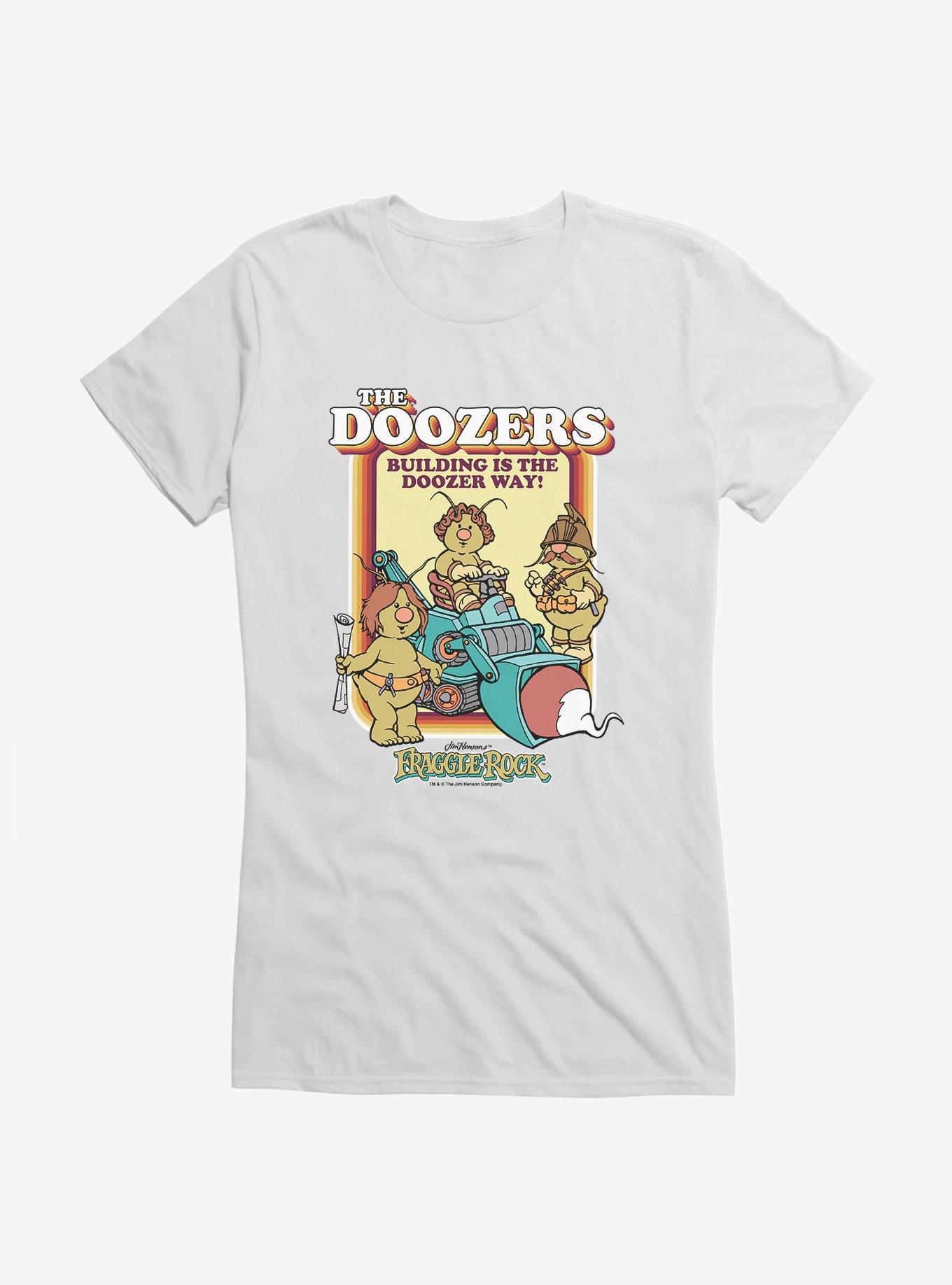 Jim Henson's Fraggle Rock The Doozers Building Girls T-Shirt - WHITE ...