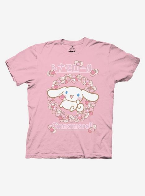 Cinnamoroll Strawberries Boyfriend Fit Girls T-Shirt | Hot Topic