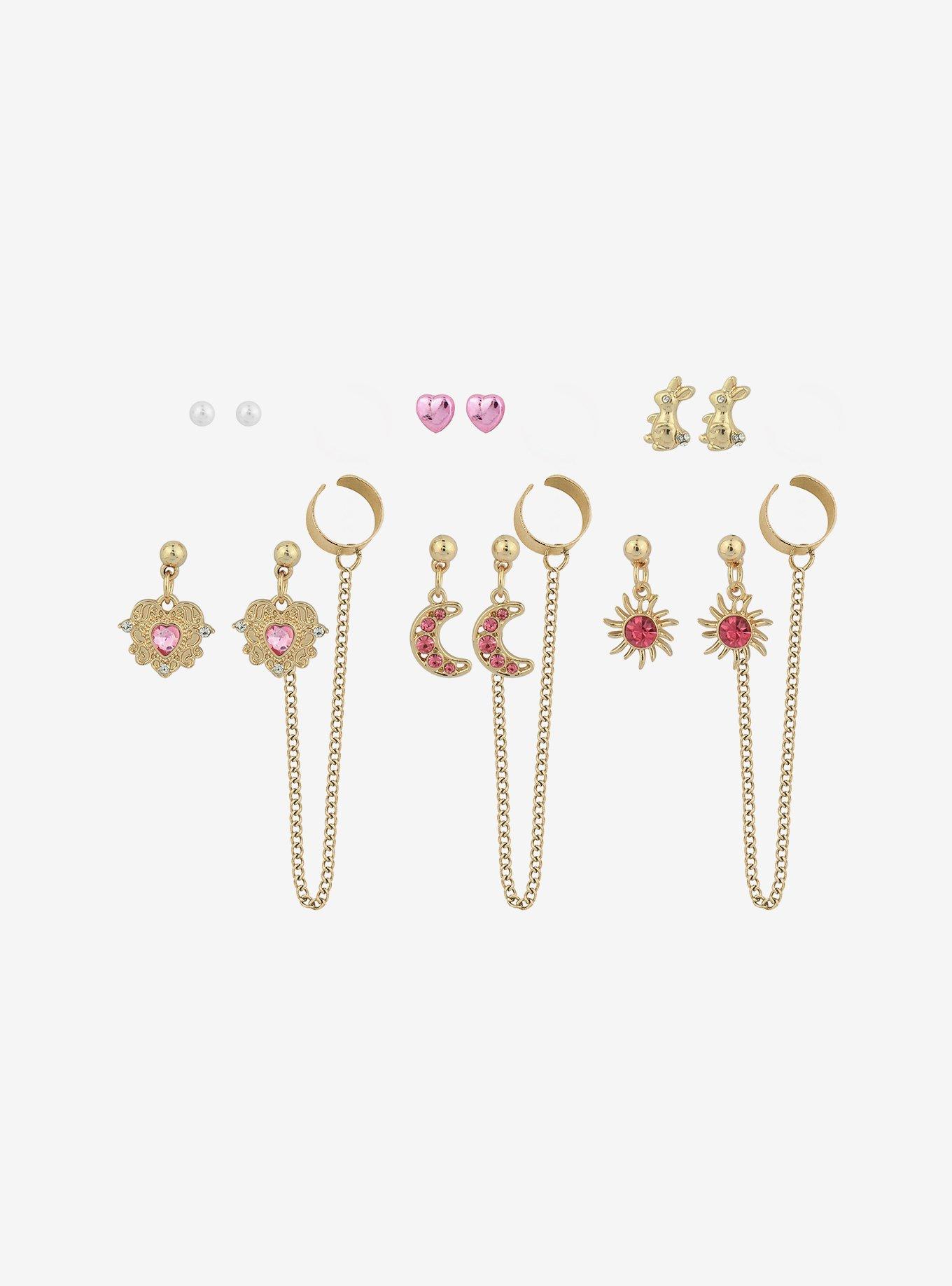 Sweet Society Celestial Gem Cuff Earring Set | Hot Topic