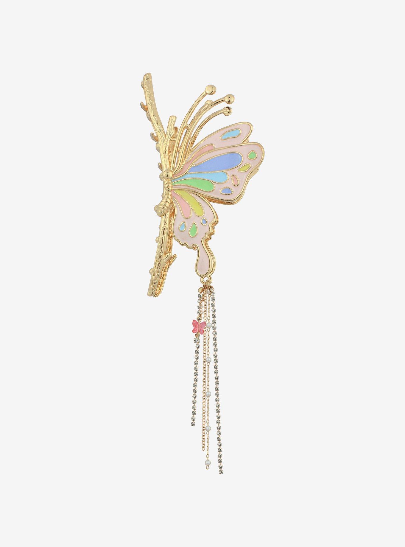 Sweet Society Pastel Butterfly Claw Hair Clip Hot Topic