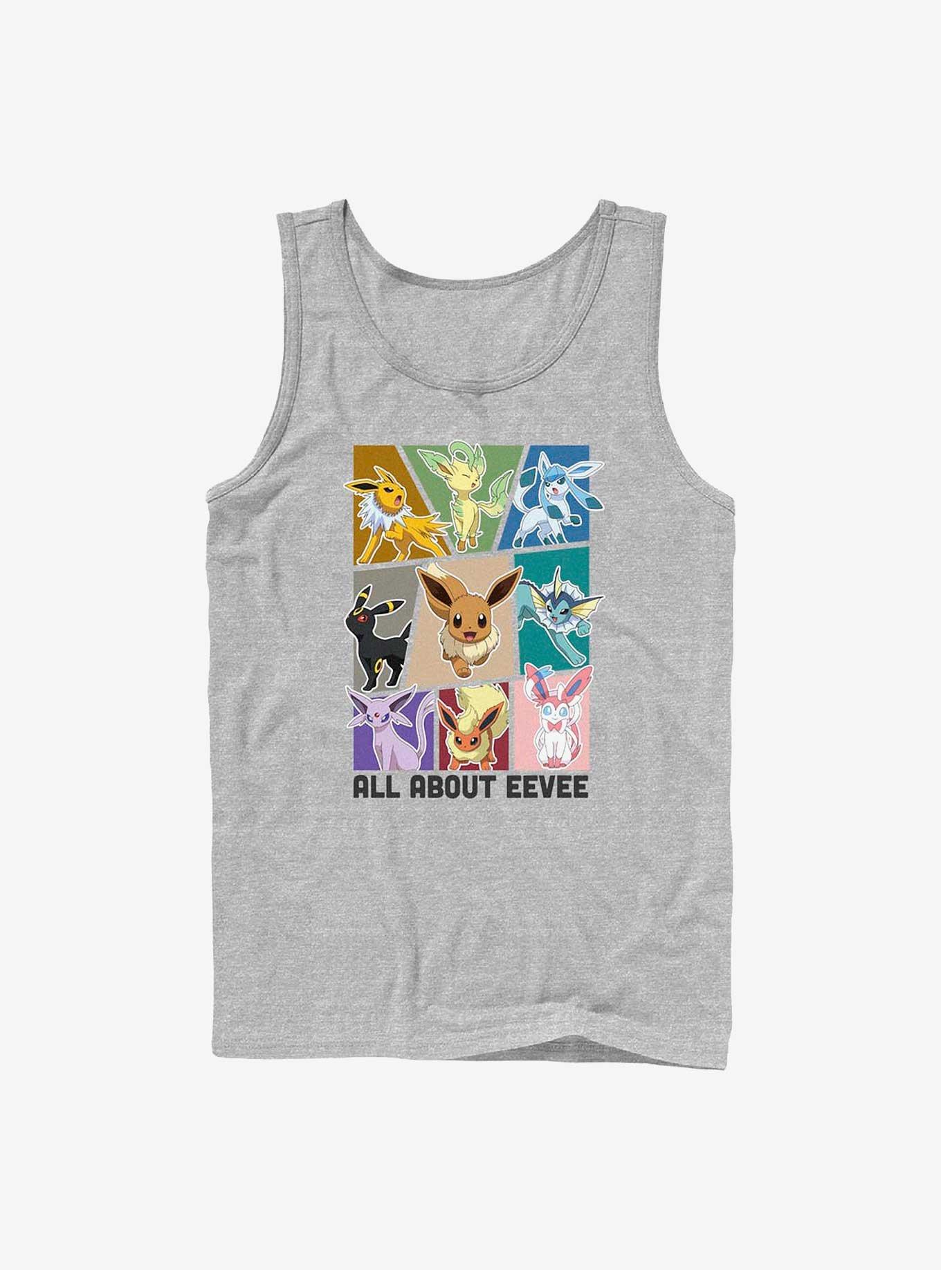 Pokemon All About Eevee Tank - GREY | Hot Topic