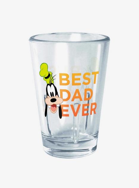 Disney Mickey Mouse Goofy Best Dad Ever Mini Glass - CLEAR | BoxLunch