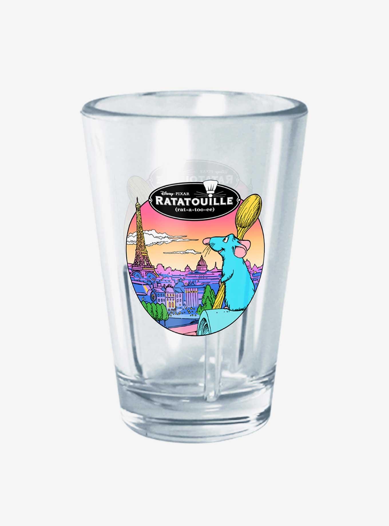Disney Pixar Ratatouille Le Rat Parisian Mini Glass - CLEAR | BoxLunch