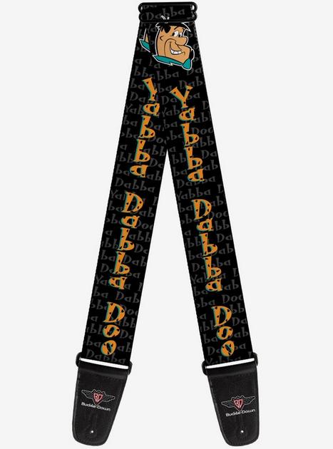 The Flintstones Fred Face Pose Yabba Dabba Doo Guitar Strap | Hot Topic