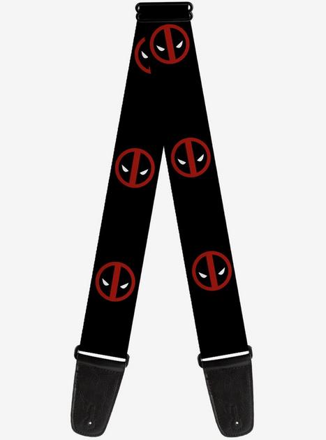 Marvel Deadpool Logo Guitar Strap | Hot Topic