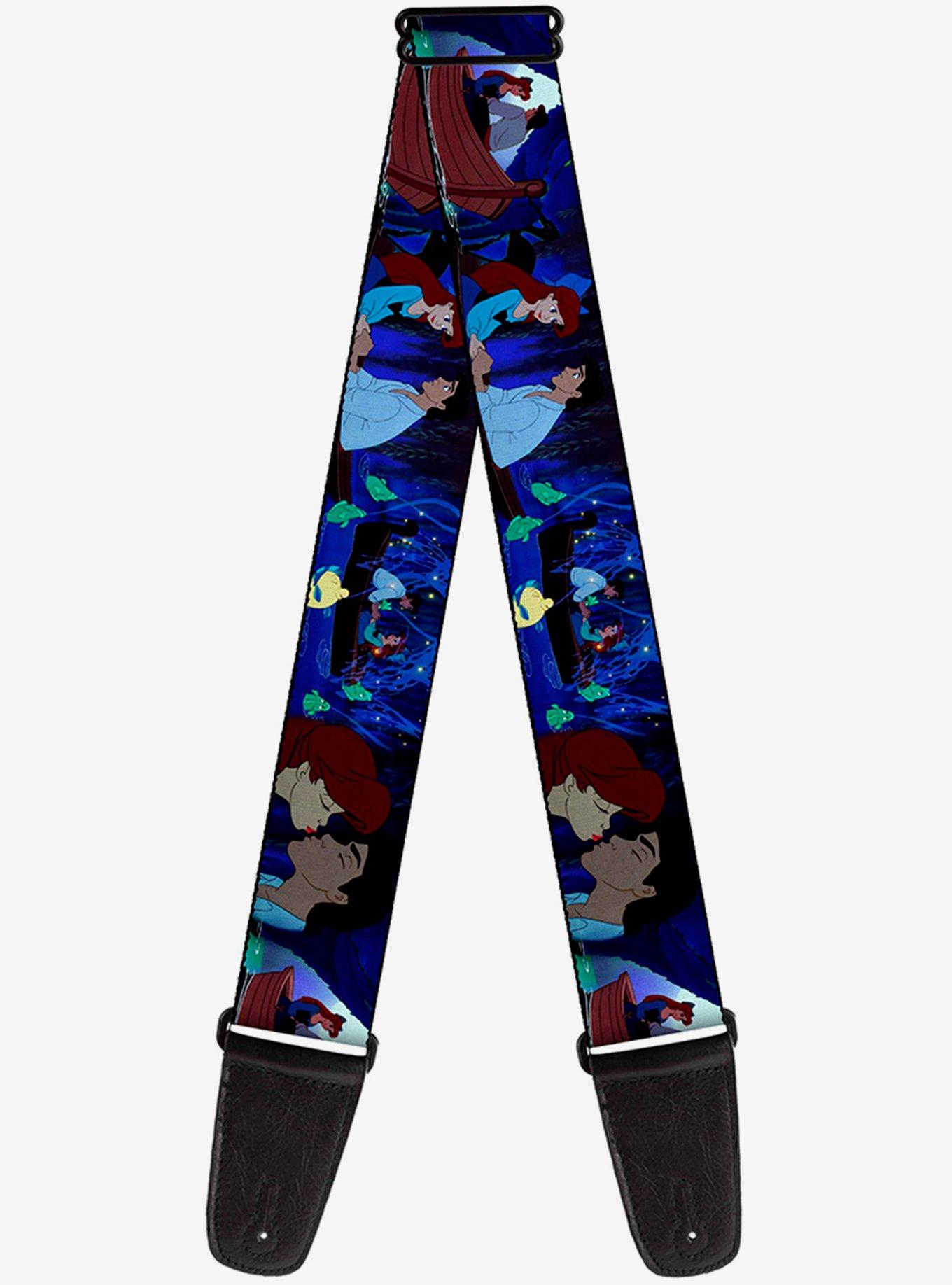 Disney The Little Mermaid Ariel Eric Boat Scenes Guitar Strap | Hot Topic