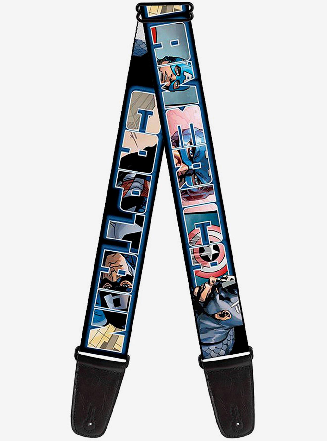 Marvel Captain America Poses Guitar Strap | BoxLunch